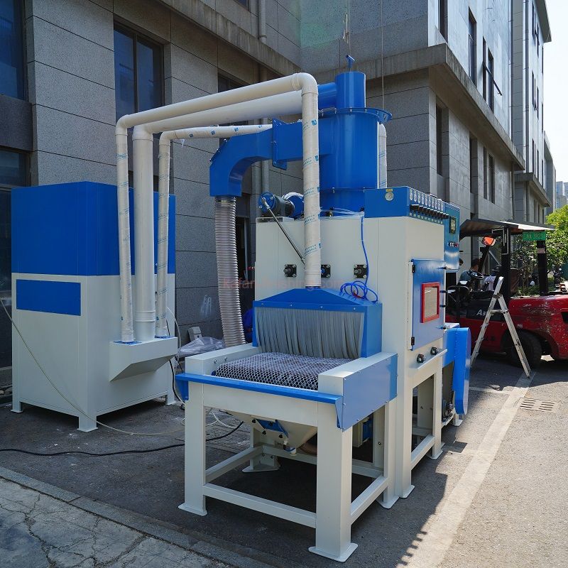 Automatic Sandblasting Machine, Pass Thru Conveyor Sandblaster - Buy ...