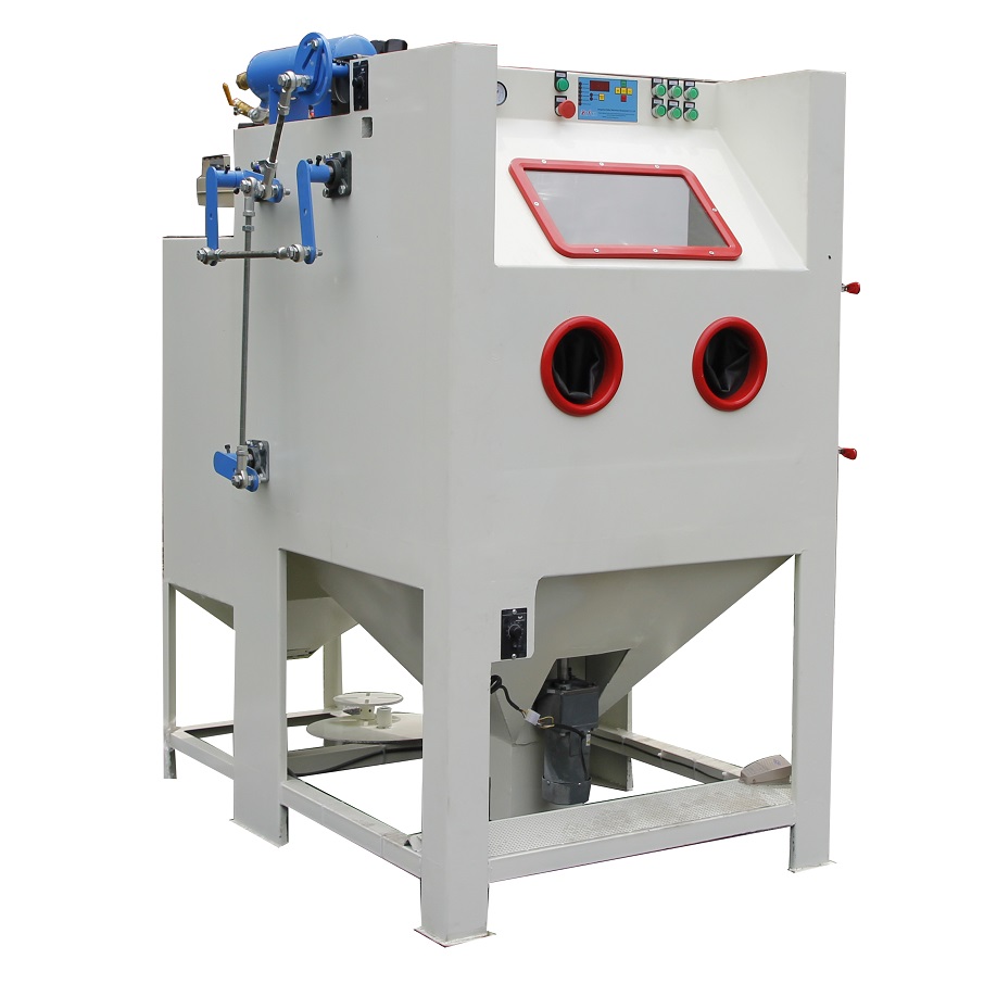 Turntable Sandblasting Cabinet, Automatic & Manual Blast Cabinet - Buy ...